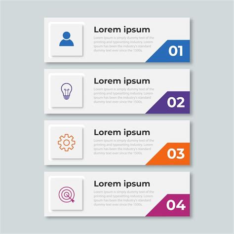 Premium Vector Vector Infographic Label Design Template With Icons