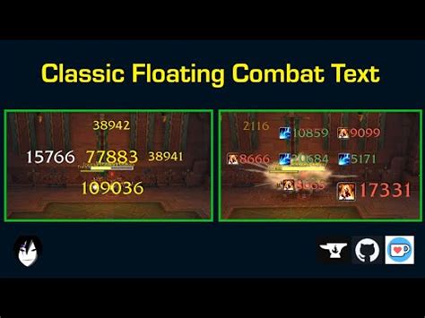 Classic Floating Combat Text World Of Warcraft Addons CurseForge