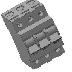 Автоматический выключатель PL7 C2-3 - Чертежи, 3D Модели, Проекты ...