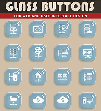 Server Icon Set Ram Web Cluster Vector Ram Web Cluster PNG And Vector With Transparent
