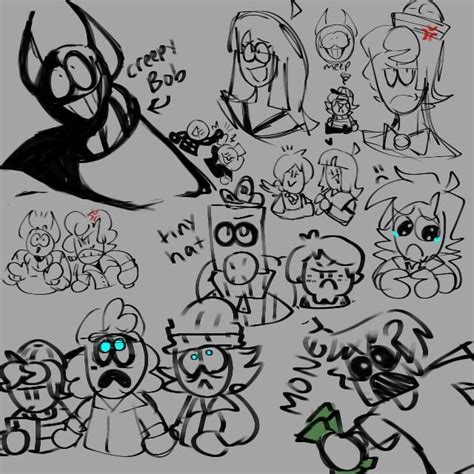 Spooky Month Doodles