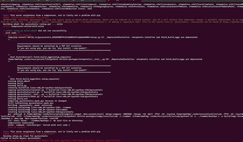 解决ai工具链安装：building Wheel For Pycocotools Pyproject Toml Did Not Run Successfully 算法工具链 地瓜