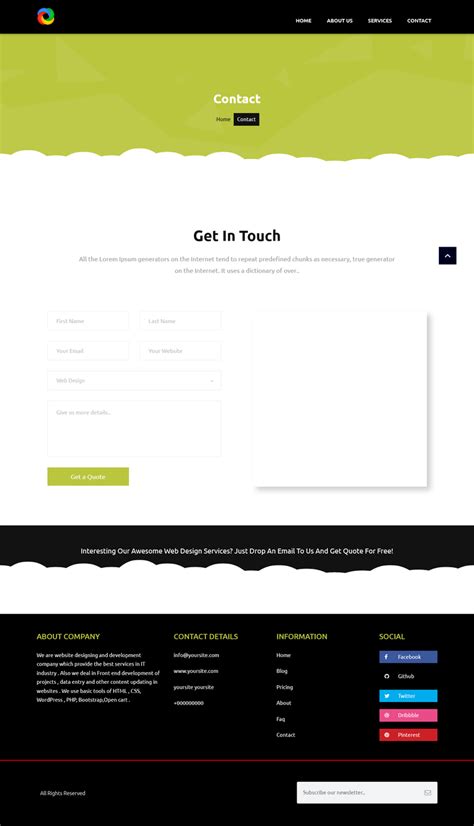 A Simple Html Wesite Freelancer