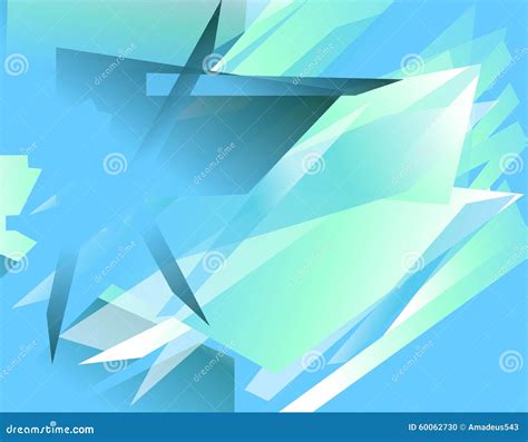 Futuristic Background With Angular Edgy Shapes Abstract Geomet Stock