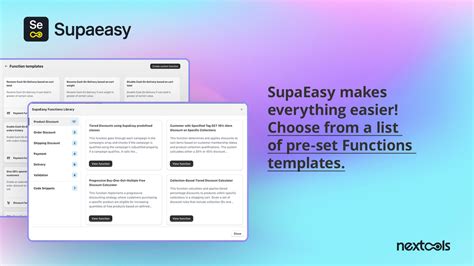 Supaeasy Functions Generator Supaeasy Migrate Scripts And Generate