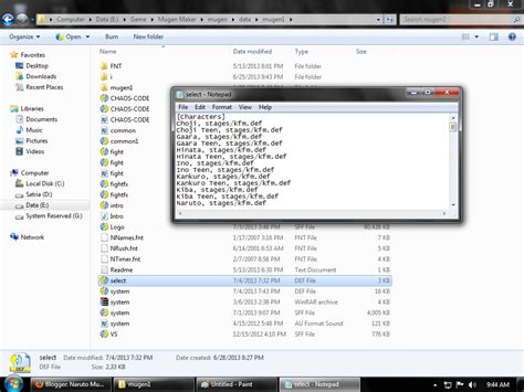 Add Stages To Mugen Naruto Mugen Battle Arena