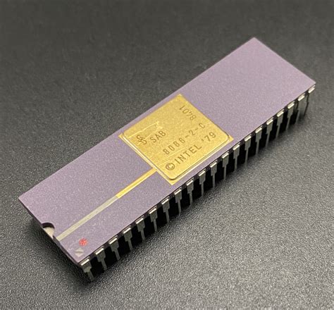 Siemens Sab8086 2 C Cpu X86 Processor 16 Bit Ceramic Dip40 8mhz 8086