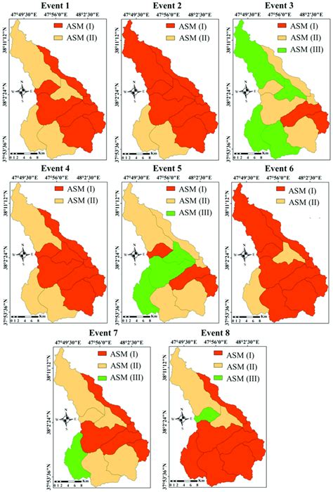 Spatial Distribution Of ASM Conditions For Different Events At The Download Scientific Diagram