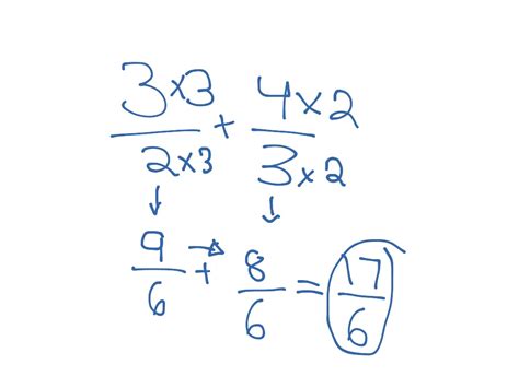 showme adding improper fractions