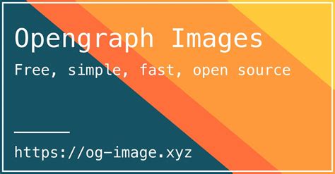 opengraph image generator an easy opengraph image generator that