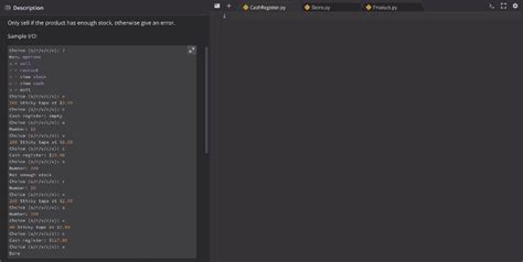 Solved E Description Store Specification A Store Sells One