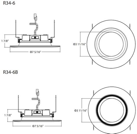 RAB R B Carbonate W LED Ceiling Downlight Instruction Manual