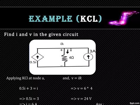 Kvl And Kcl Ppt Physics Science