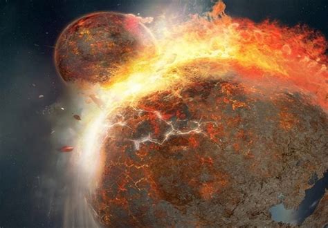 Strange Blobs In Earths Mantle Relics Of A Massive Collision Space