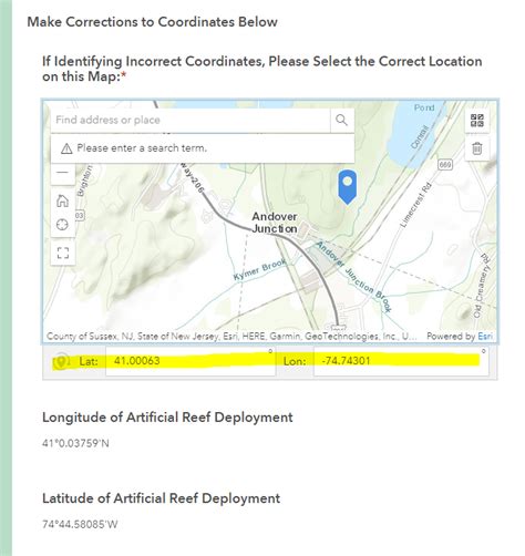 entering coordinates for geopoint in ddm esri community
