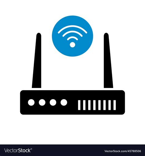 Wi Fi Router And Icon Or Network Router Royalty Free Vector