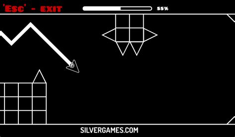 Geometry Arrow Play Online On Silvergames 🕹️