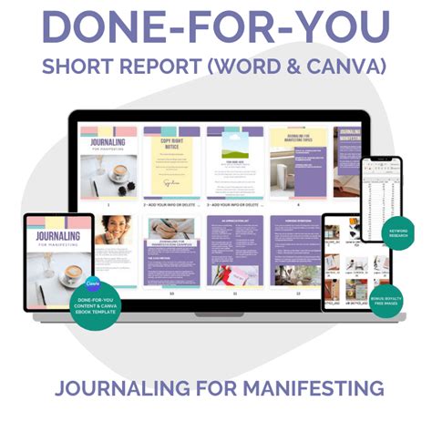 Dfy Content Journaling For Manifesting Report Your Essential Toolbox