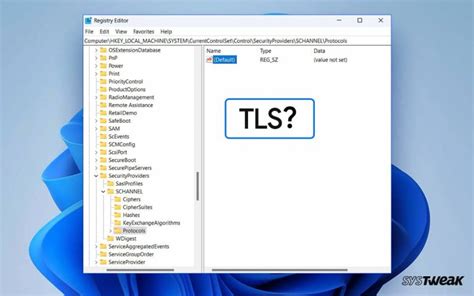 Tls Is Not Showing In The Registry Heres What To Do