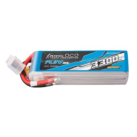 Gens Ace 3300mah 4s 148v 80c Lipo Battery Pack F5b Genspow Gmbh