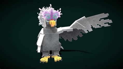 Braviary Hisuian Minecraft Cobblemon Style Buy Royalty Free 3d Model By Aga 0 Aga0
