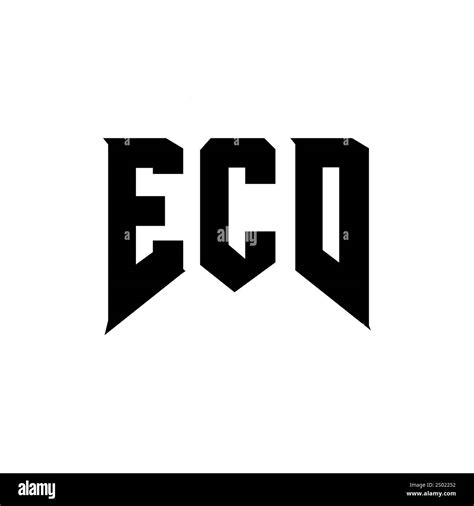 Ecd Letter Logo Design For Technology Company Ecd Logo Design Black And White Color Combination