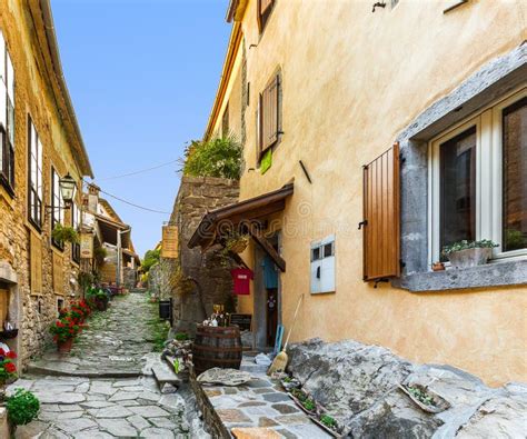 Hum Is The Smallest Town In The World Editorial Stock Image Image Of