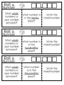 Decimal Place Value Interactive Notebook By MADE BY MERYL TpT
