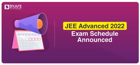 JEE Advanced Exam Schedule Announced Check Details Here