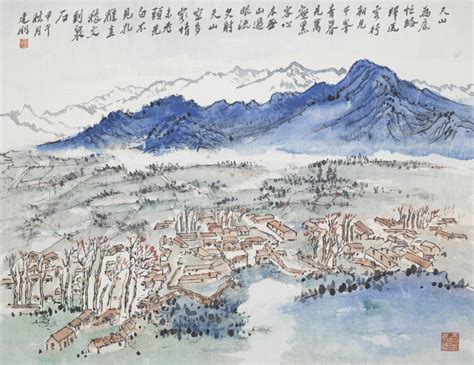 周建朋 天山空多情 鉴证备案 雅昌艺术网——艺术品门户网站