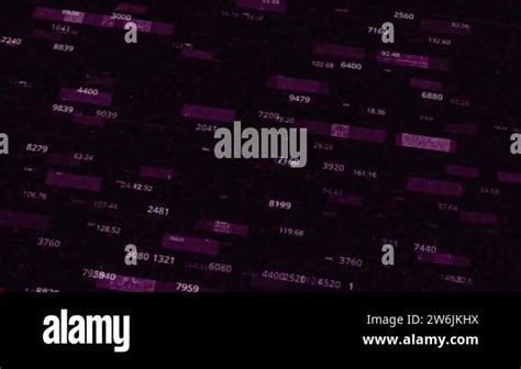 Big Data Digital Code Running Through The Futuristic Information