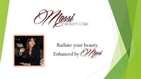 Massi Beauty Care Background Presentation Ppt