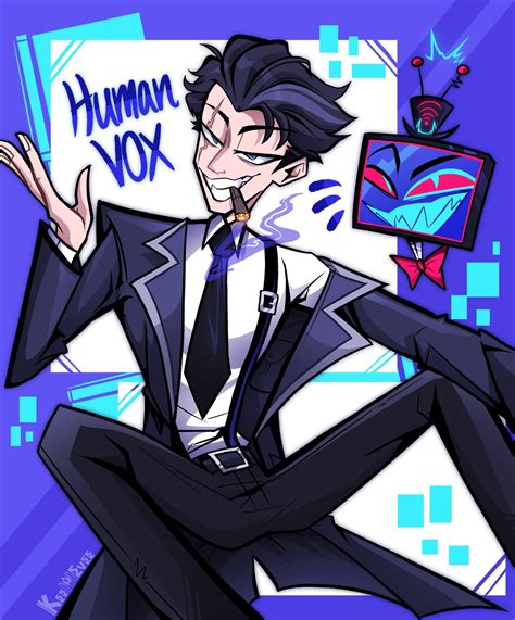 Vox As A Human Vox Hh Fanart Vox Fanart Spicy X Vox