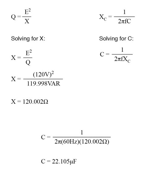 Capacitor Sizing Calculator At Christina Button Blog