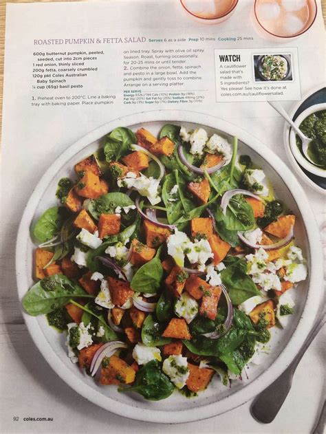 Roasted Pumpkin And Feta Salad Pumpkin And Feta Salad Savoury Food