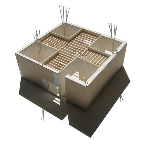 Architecture Model With Sticks