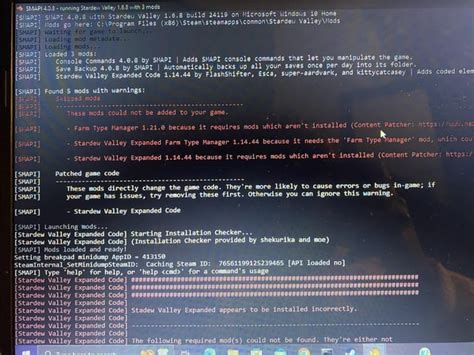 Mods Not Loading Please Help Rsmapi