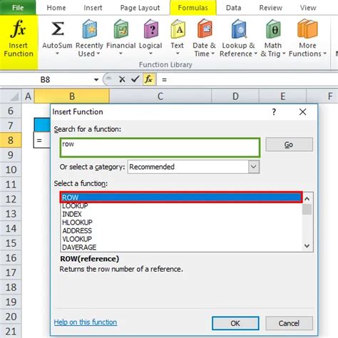 Row En Excel Fórmula Ejemplos ¿cómo Usar La Función Row Consejos De Excel 2025