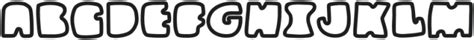 BubbleGum Outline Regular Otf 400 Font Decorative Displa What Font Is