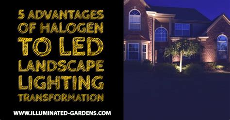 5 Advantages Of Halogen To Led Landscape Lighting Transformation Illuminated Gardens