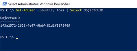 Get AdUser GUID In PowerShell ShellGeek
