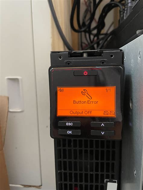 Apc Ups Button Error Do I Have A Russian Roulette Of A Ups Now R Homelab