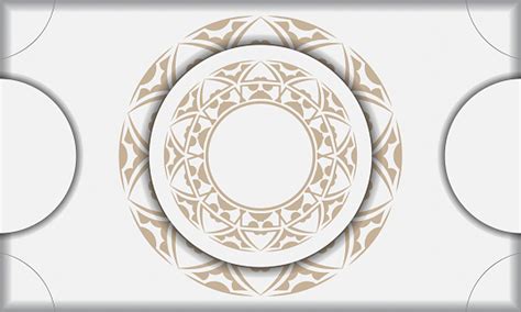 그리스 장식과 엽서 인쇄 디자인을위한 템플릿 로고와 텍스트에 장식과 장소가있는 흰색 벡터 배너 라벨에 대한 스톡 벡터 아트 및 기타 이미지 Istock