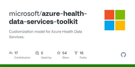 Github Microsoftazure Health Data Services Toolkit Customization Model For Azure Health Data