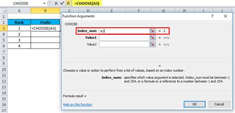 CHOOSE Function In Excel Formula Examples How To Use CHOOSE
