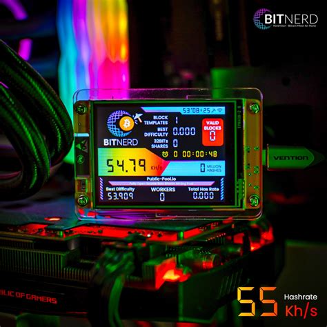 เครื่องขุดบิทคอยน์ Nerdminer จอ 2 8 เปลี่ยนธีมได้ 4 รูปแบบ ขุด Solo Lottery ลุ้น Block 3 125