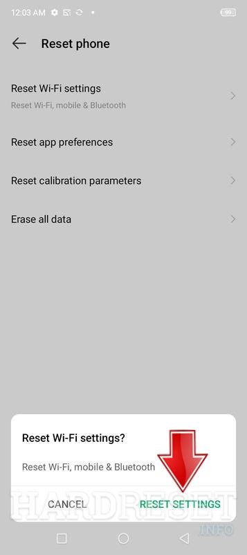 Reset Network Settings Infinix Hot How To Hardreset Info