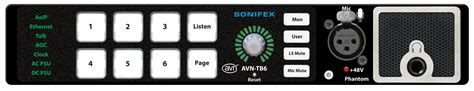 Sonifex AVN TB6 6 Button Talkback Intercom
