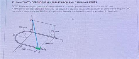 Solved Problem 13057 Dependent Multi Part Problem
