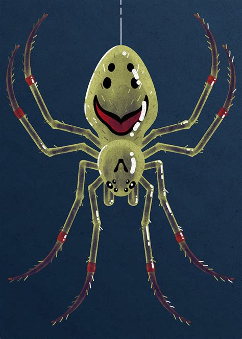 Artstation Garden Friend Hawaiian Smiley Face Spider